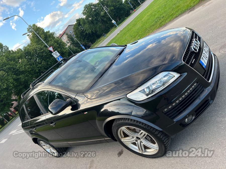 Black Audi Q7 2009 in Narva, with an engine capacity of 3.00 L and mileage of 410 thousand km for 5499 €, photo 12 on AUTOMOTO.COM.LV