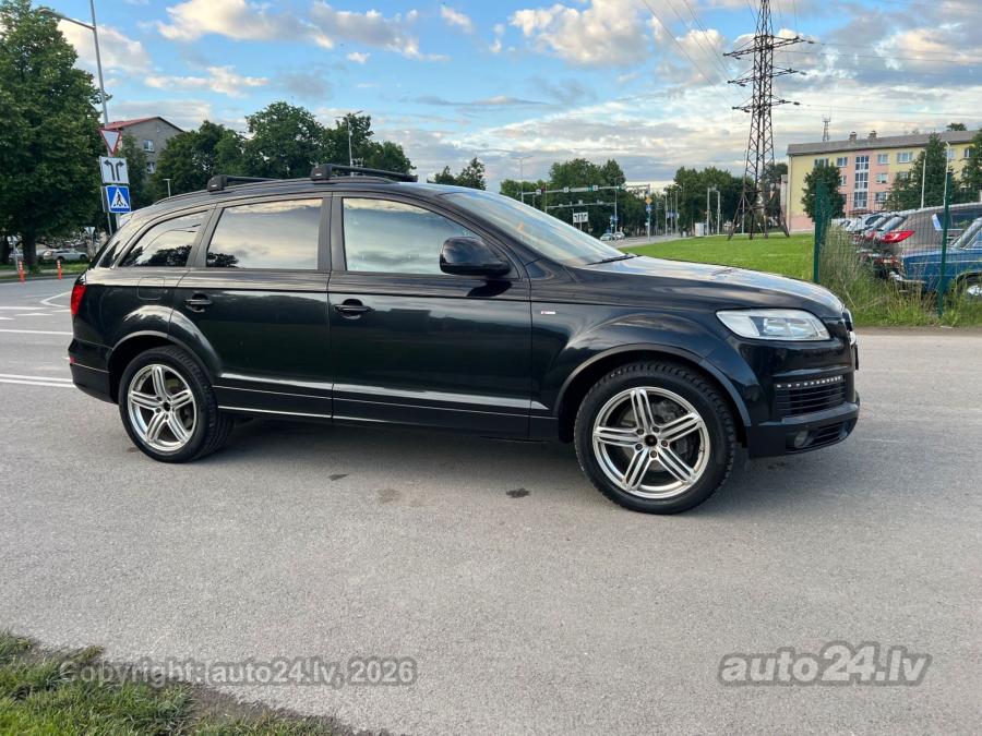Black Audi Q7 2009 in Narva, with an engine capacity of 3.00 L and mileage of 410 thousand km for 5499 €, photo 14 on AUTOMOTO.COM.LV