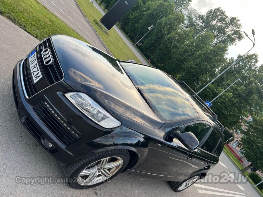 Black Audi Q7 2009 in Narva, with an engine capacity of 3.00 L and mileage of 410 thousand km for 5499 €, photo 15 on AUTOMOTO.COM.LV