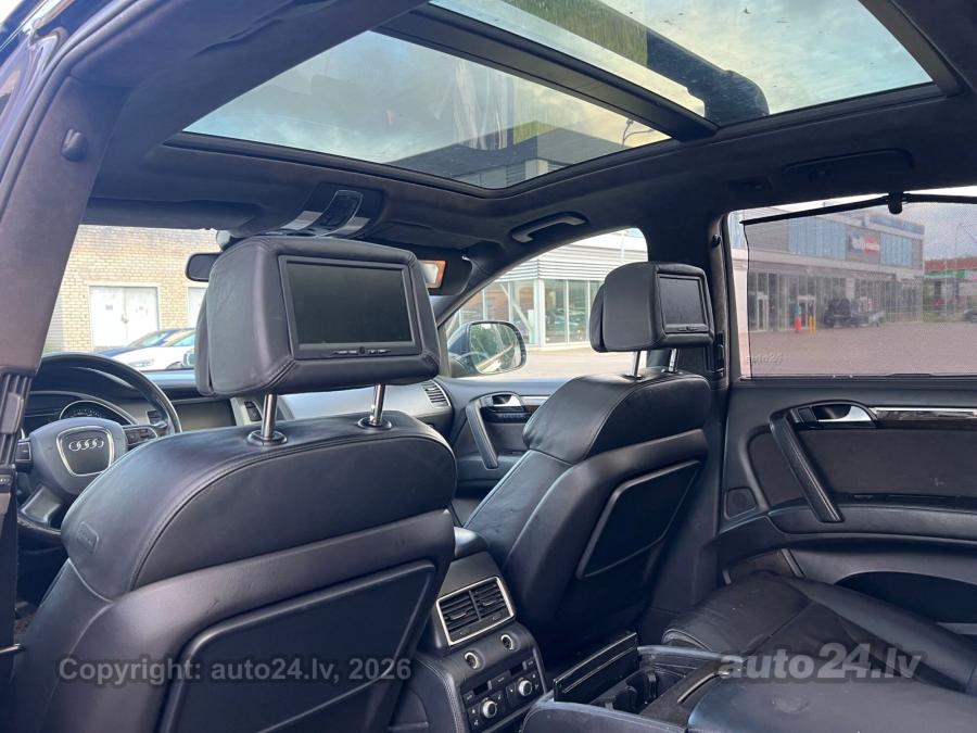 Black Audi Q7 2009 in Narva, with an engine capacity of 3.00 L and mileage of 410 thousand km for 5499 €, photo 20 on AUTOMOTO.COM.LV