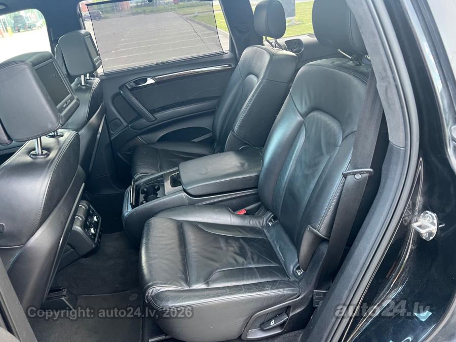 Black Audi Q7 2009 in Narva, with an engine capacity of 3.00 L and mileage of 410 thousand km for 5499 €, photo 21 on AUTOMOTO.COM.LV