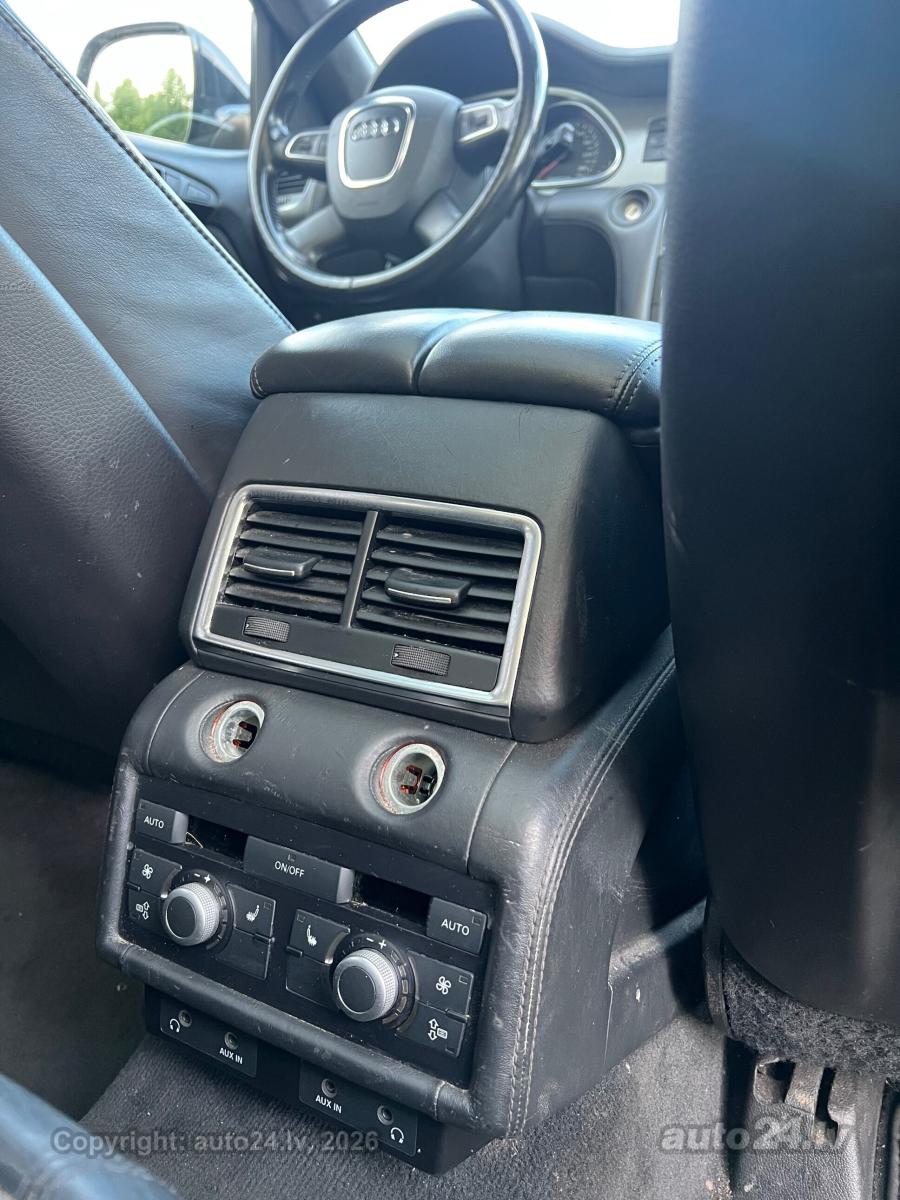 Black Audi Q7 2009 in Narva, with an engine capacity of 3.00 L and mileage of 410 thousand km for 5499 €, photo 23 on AUTOMOTO.COM.LV