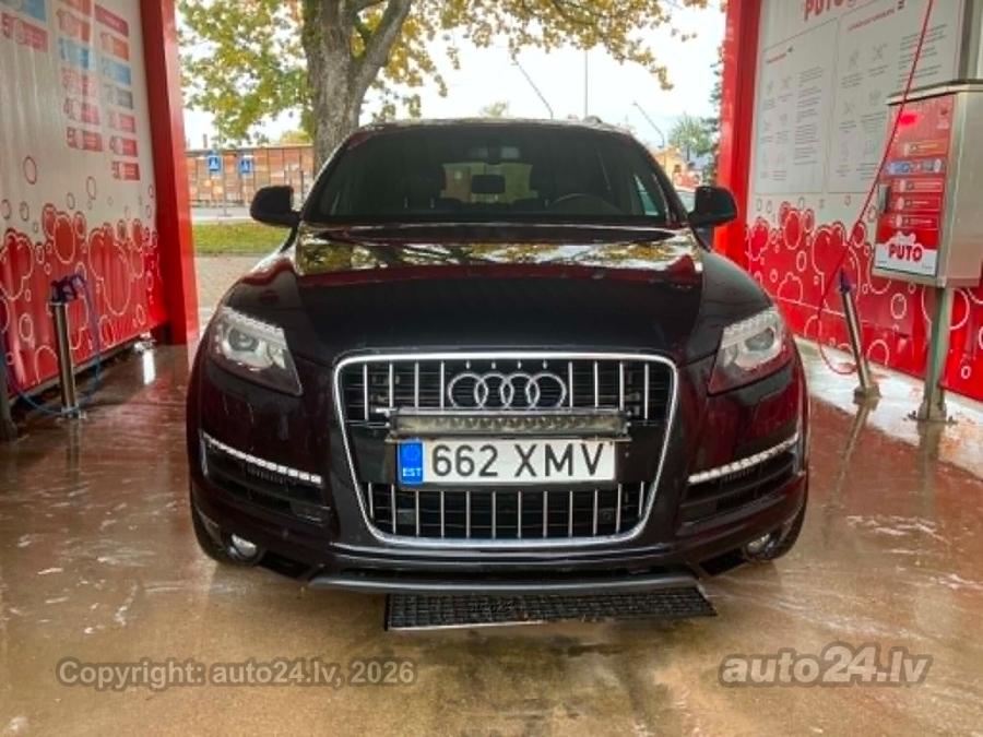 Black Audi Q7 2010 in Valga, with an engine capacity of 3.00 L and mileage of 400 thousand km for 5000 €, photo 8 on AUTOMOTO.COM.LV