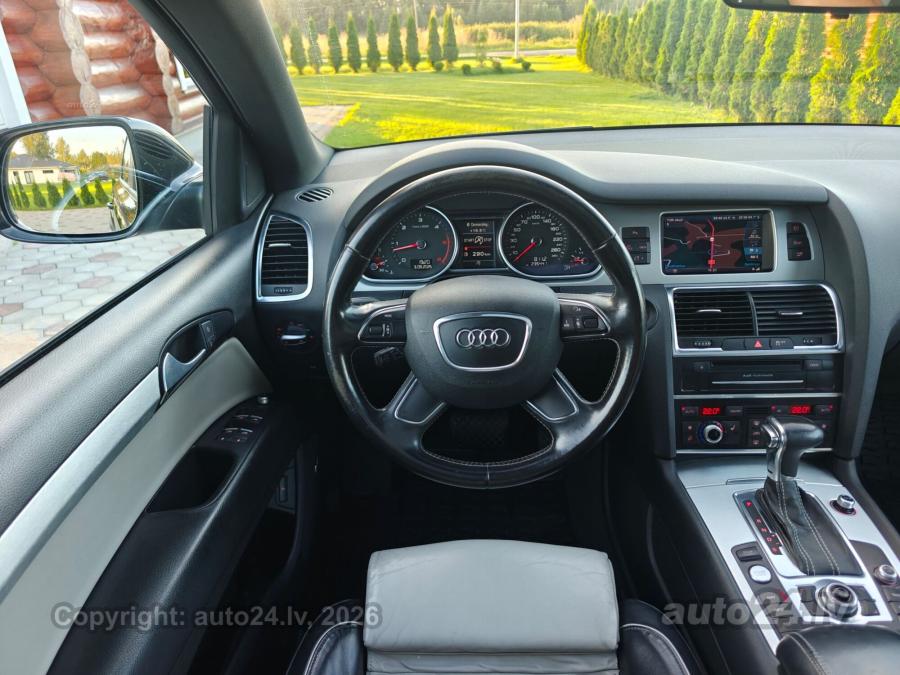 Black Audi Q7 2012 in Tallinn, with an engine capacity of 3.00 L and mileage of 235 thousand km for 15900 €, photo 12 on AUTOMOTO.COM.LV