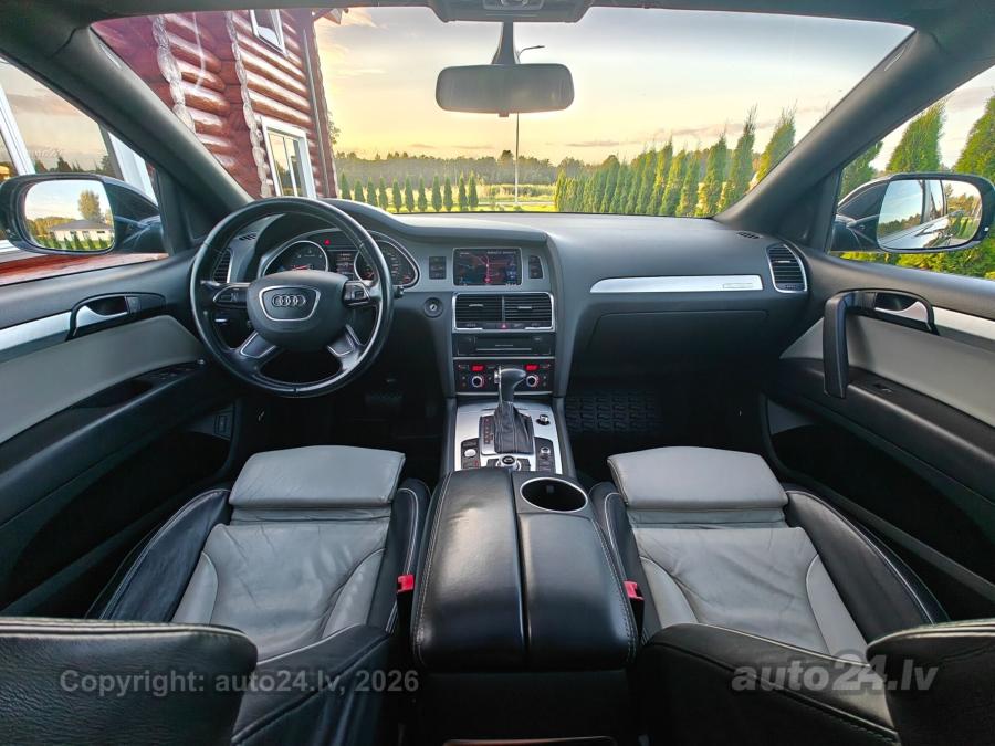 Black Audi Q7 2012 in Tallinn, with an engine capacity of 3.00 L and mileage of 235 thousand km for 15900 €, photo 13 on AUTOMOTO.COM.LV
