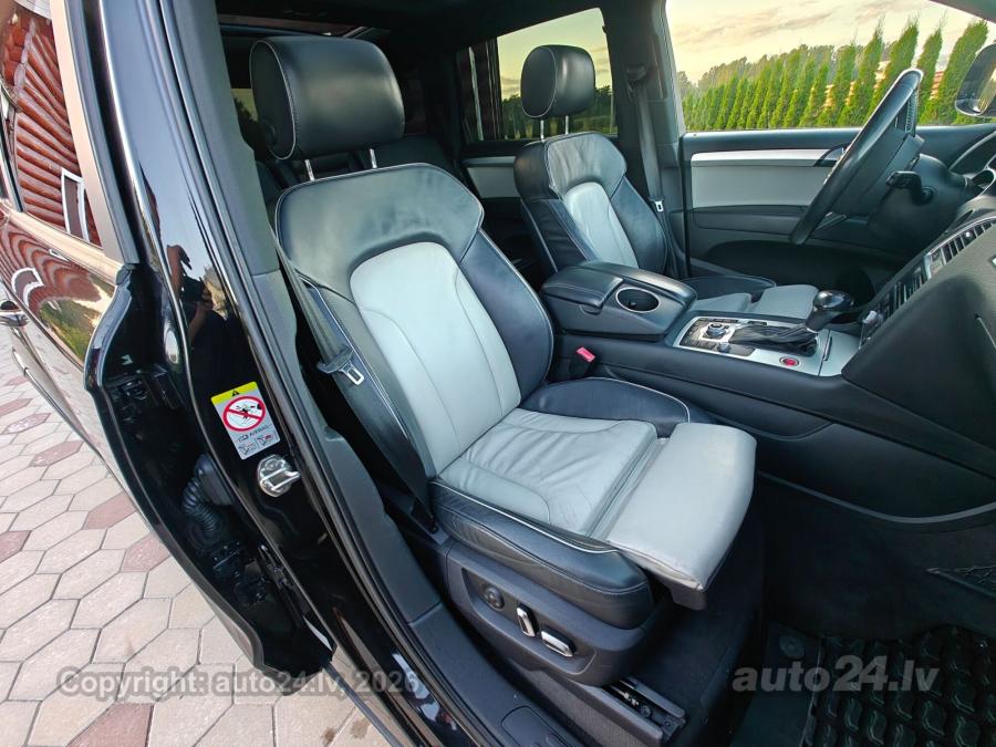 Black Audi Q7 2012 in Tallinn, with an engine capacity of 3.00 L and mileage of 235 thousand km for 15900 €, photo 15 on AUTOMOTO.COM.LV
