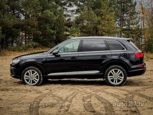 Black Audi Q7 2015 in Parnu, with an engine capacity of 3.00 L and mileage of 184 thousand km for 21900 €, photo 5 on AUTOMOTO.COM.LV