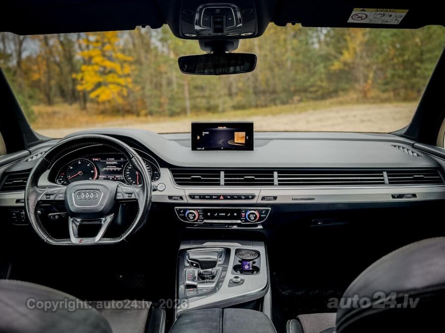 Black Audi Q7 2015 in Parnu, with an engine capacity of 3.00 L and mileage of 184 thousand km for 21900 €, photo 9 on AUTOMOTO.COM.LV
