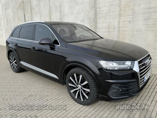Black Audi Q7 2016 in Tallinn, with an engine capacity of 3.00 L and mileage of 0 thousand km for 22700 €, photo 2 on AUTOMOTO.COM.LV
