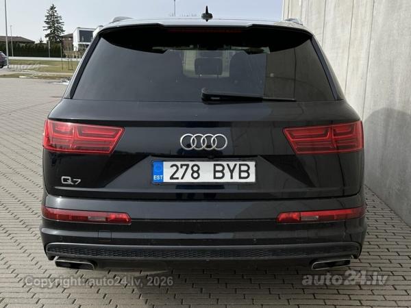 Black Audi Q7 2016 in Tallinn, with an engine capacity of 3.00 L and mileage of 0 thousand km for 22700 €, photo 6 on AUTOMOTO.COM.LV
