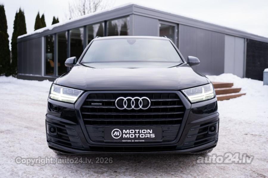 Black Audi Q7 2018 in Tallinn, with an engine capacity of 3.00 L and mileage of 182 thousand km for 28900 €, photo 3 on AUTOMOTO.COM.LV