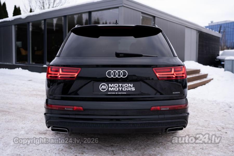 Black Audi Q7 2018 in Tallinn, with an engine capacity of 3.00 L and mileage of 182 thousand km for 28900 €, photo 4 on AUTOMOTO.COM.LV