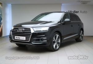 Melns Audi Q7 2019 Tallina, ar dzinēja tilpumu 3.00 L un nobraukumu 123 tūkst. km par 38500 €, foto  vietnē AUTOMOTO.COM.LV
