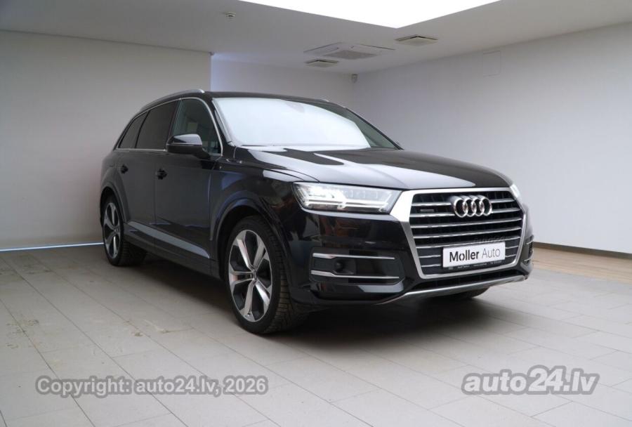 Black Audi Q7 2019 in Tallinn, with an engine capacity of 3.00 L and mileage of 123 thousand km for 38500 €, photo 3 on AUTOMOTO.COM.LV