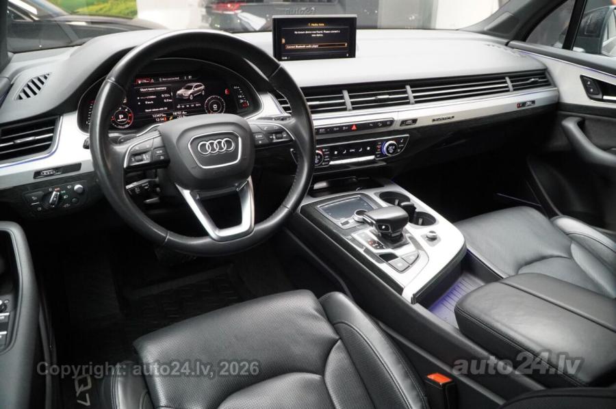 Black Audi Q7 2019 in Tallinn, with an engine capacity of 3.00 L and mileage of 123 thousand km for 38500 €, photo 11 on AUTOMOTO.COM.LV