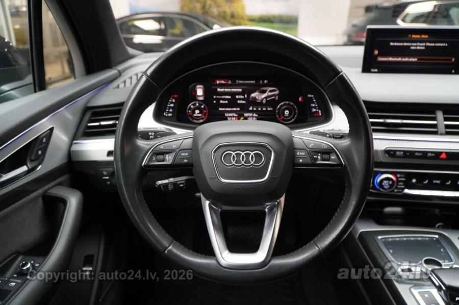 Black Audi Q7 2019 in Tallinn, with an engine capacity of 3.00 L and mileage of 123 thousand km for 38500 €, photo 22 on AUTOMOTO.COM.LV