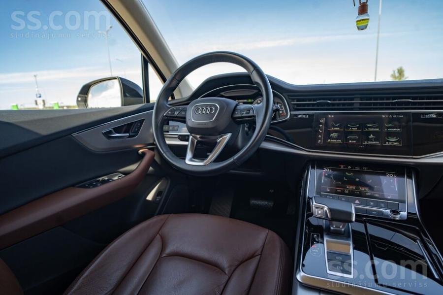 Melns Audi Q7 2021 Rīga, ar dzinēja tilpumu 3.00 L un nobraukumu 60 tūkst. km par 46000 €, foto 15 vietnē AUTOMOTO.COM.LV