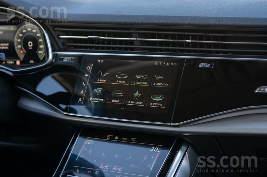 Melns Audi Q7 2021 Rīga, ar dzinēja tilpumu 3.00 L un nobraukumu 60 tūkst. km par 46000 €, foto 26 vietnē AUTOMOTO.COM.LV