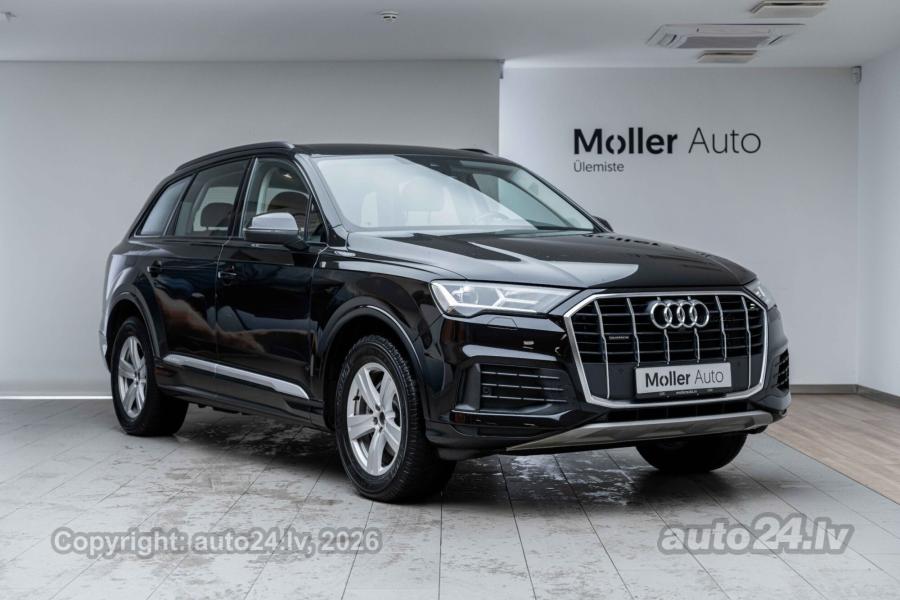 Black Audi Q7 2022 in Tallinn, with an engine capacity of 3.00 L and mileage of 198 thousand km for 36580 €, photo 4 on AUTOMOTO.COM.LV
