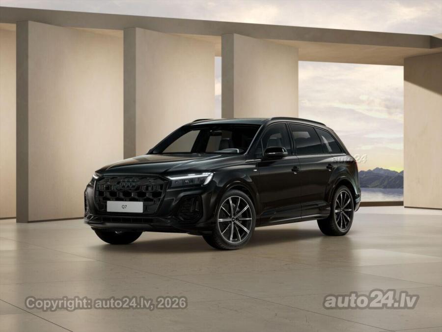 Black Audi Q7 2026 in Tallinn, with an engine capacity of 3.00 L and mileage of 10 thousand km for 86900 €, photo 1 on AUTOMOTO.COM.LV