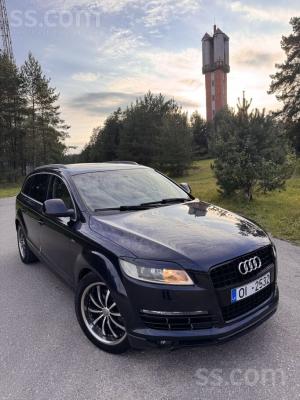 Blue Audi Q7 2006 in Riga, with an engine capacity of 3.00 L and mileage of 429 thousand km for 4150 €, photo  on AUTOMOTO.COM.LV