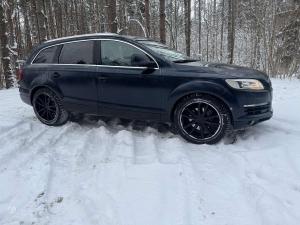 Blue Audi Q7 2007 in Moletai, with an engine capacity of 4.13 L and mileage of 325 thousand km for 4650 €, photo 16 on AUTOMOTO.COM.LV