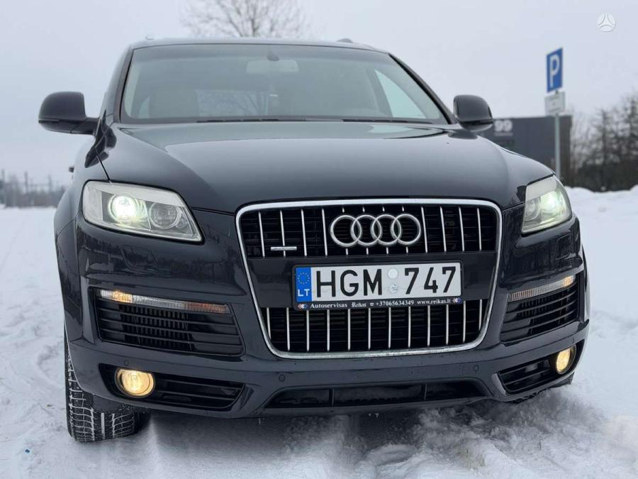 Zils Audi Q7 2007 Viļņa, ar dzinēja tilpumu 4.13 L un nobraukumu 338 tūkst. km par 4950 €, foto 6 vietnē AUTOMOTO.COM.LV