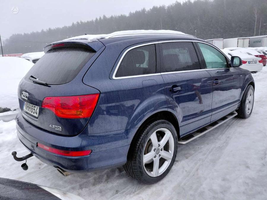 Zils Audi Q7 2007 Viļņa, ar dzinēja tilpumu 4.13 L un nobraukumu 413 tūkst. km par 6700 €, foto 6 vietnē AUTOMOTO.COM.LV