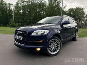 Blue Audi Q7 2007 in Jurmala, with an engine capacity of 3.00 L and mileage of 347 thousand km for 5252 €, photo  on AUTOMOTO.COM.LV