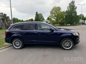 Blue Audi Q7 2007 in Jurmala, with an engine capacity of 3.00 L and mileage of 347 thousand km for 5252 €, photo 5 on AUTOMOTO.COM.LV