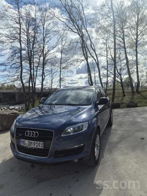 Zils Audi Q7 2007 Rēzekne, ar dzinēja tilpumu 4.20 L un nobraukumu 346 tūkst. km par 7400 €, foto  vietnē AUTOMOTO.COM.LV