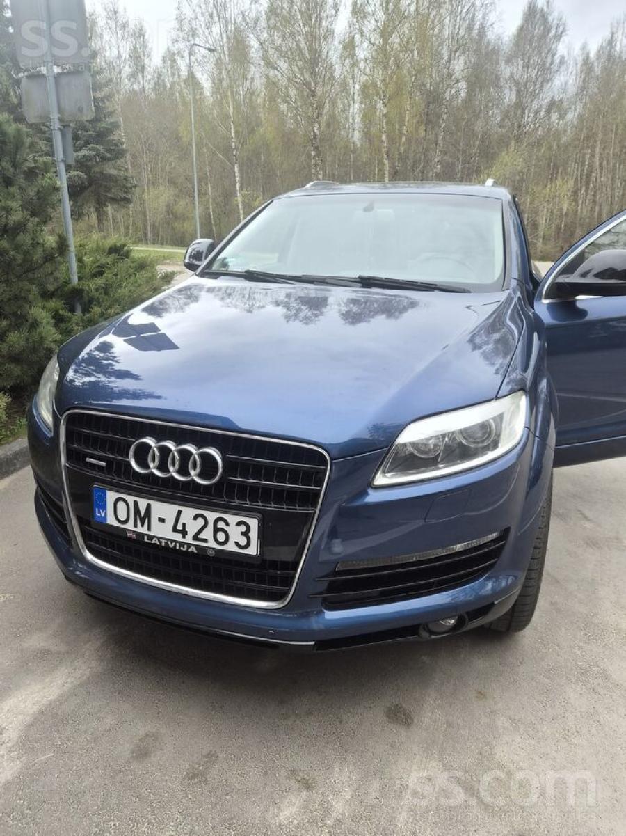 Zils Audi Q7 2007 Rēzekne, ar dzinēja tilpumu 4.20 L un nobraukumu 346 tūkst. km par 7400 €, foto 11 vietnē AUTOMOTO.COM.LV
