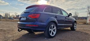 Blue Audi Q7 2007 in Riga, with an engine capacity of 3.00 L and mileage of 232 thousand km for 9250 €, photo 6 on AUTOMOTO.COM.LV