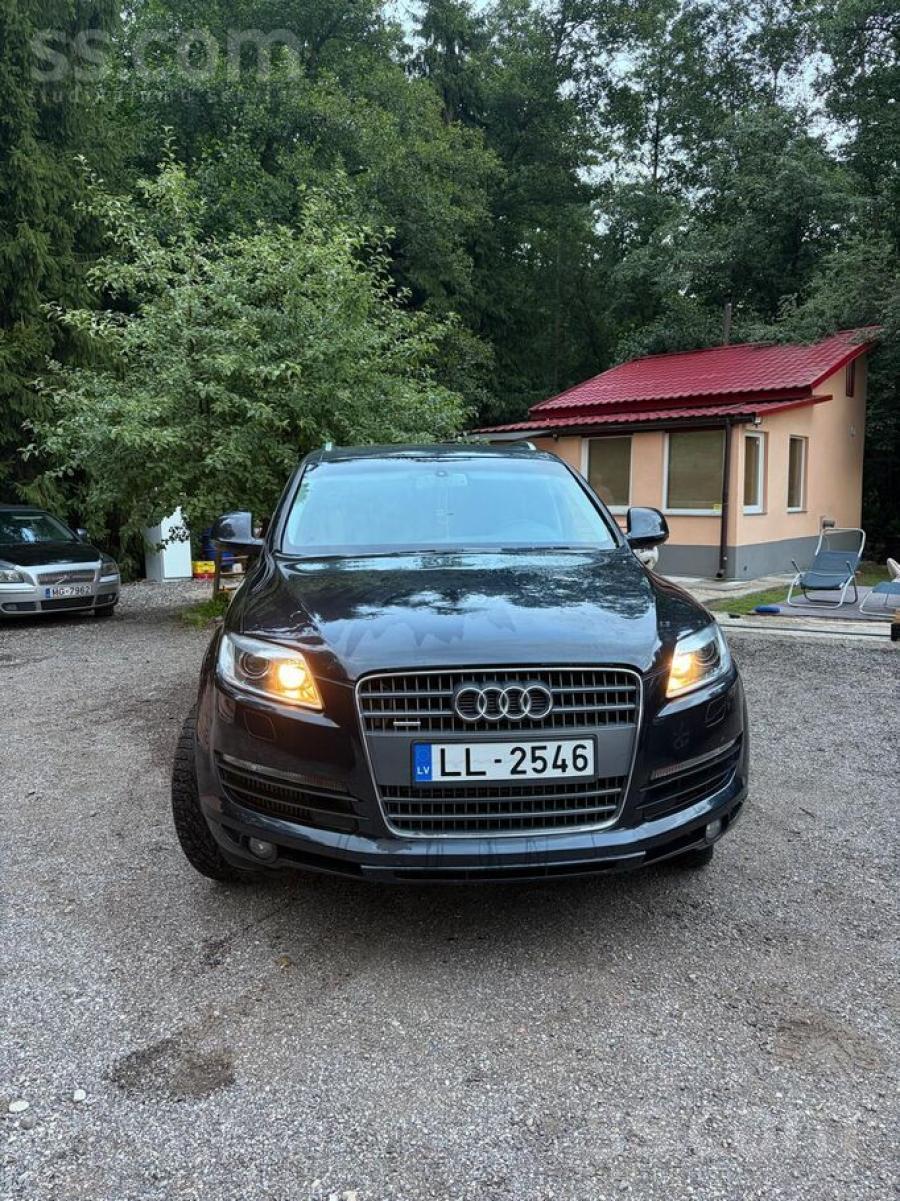 Blue Audi Q7 2007 in Daugavpils, with an engine capacity of 3.00 L and mileage of 310 thousand km for 6500 €, photo 1 on AUTOMOTO.COM.LV