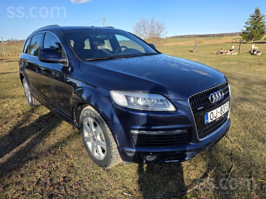 Синий Ауди Ку 7 2007 в Тукумс, объемом двигателя 3.00 л и пробегом 374 тыс. км за 2000 €, фото 3 на AUTOMOTO.COM.LV