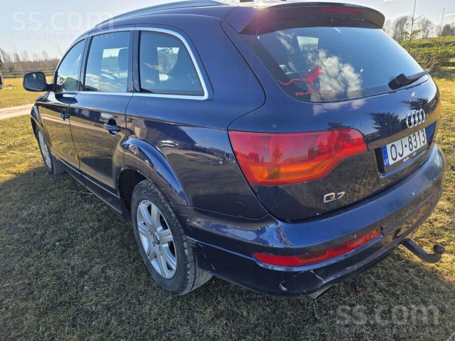 Синий Ауди Ку 7 2007 в Тукумс, объемом двигателя 3.00 л и пробегом 374 тыс. км за 2000 €, фото 4 на AUTOMOTO.COM.LV