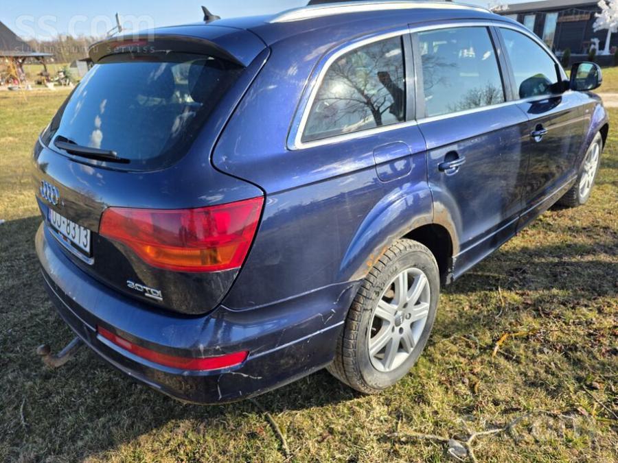 Синий Ауди Ку 7 2007 в Тукумс, объемом двигателя 3.00 л и пробегом 374 тыс. км за 2000 €, фото 6 на AUTOMOTO.COM.LV