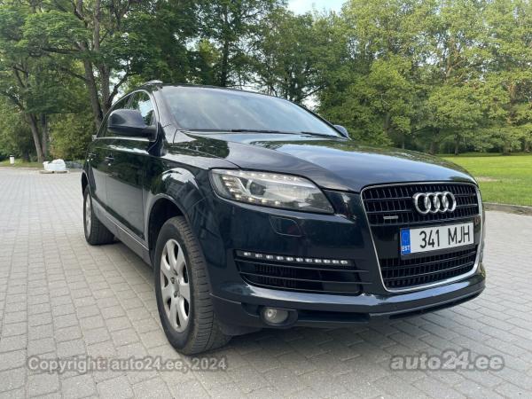 Blue Audi Q7 2008 in Tallinn, with an engine capacity of 3.00 L and mileage of 314 thousand km for 7200 €, photo 11 on AUTOMOTO.COM.LV
