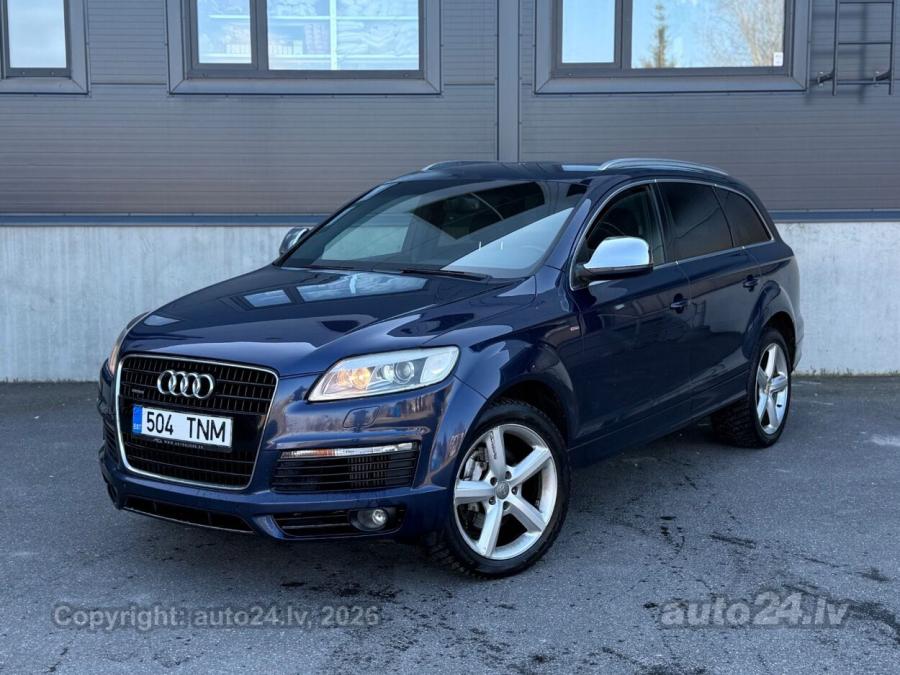 Zils Audi Q7 2008 Tartu, ar dzinēja tilpumu 3.00 L un nobraukumu 380 tūkst. km par 4800 €, foto 1 vietnē AUTOMOTO.COM.LV