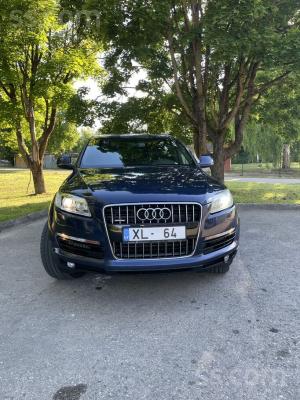 Zils Audi Q7 2008 Rēzekne, ar dzinēja tilpumu 3.00 L un nobraukumu 361 tūkst. km par 6450 €, foto  vietnē AUTOMOTO.COM.LV