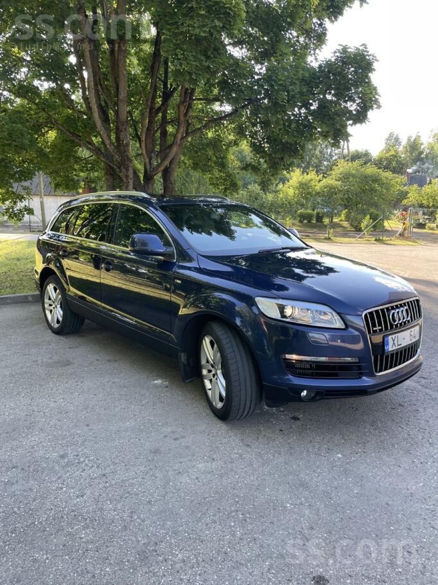 Zils Audi Q7 2008 Rēzekne, ar dzinēja tilpumu 3.00 L un nobraukumu 361 tūkst. km par 6450 €, foto 3 vietnē AUTOMOTO.COM.LV