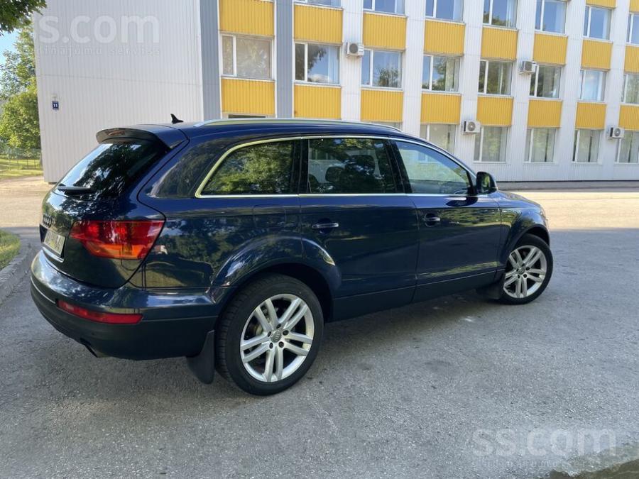 Zils Audi Q7 2008 Rēzekne, ar dzinēja tilpumu 3.00 L un nobraukumu 361 tūkst. km par 6450 €, foto 5 vietnē AUTOMOTO.COM.LV