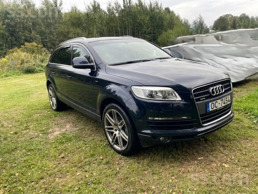 Zils Audi Q7 2008 Rīga, ar dzinēja tilpumu 3.00 L un nobraukumu 293 tūkst. km par 8500 €, foto 1 vietnē AUTOMOTO.COM.LV