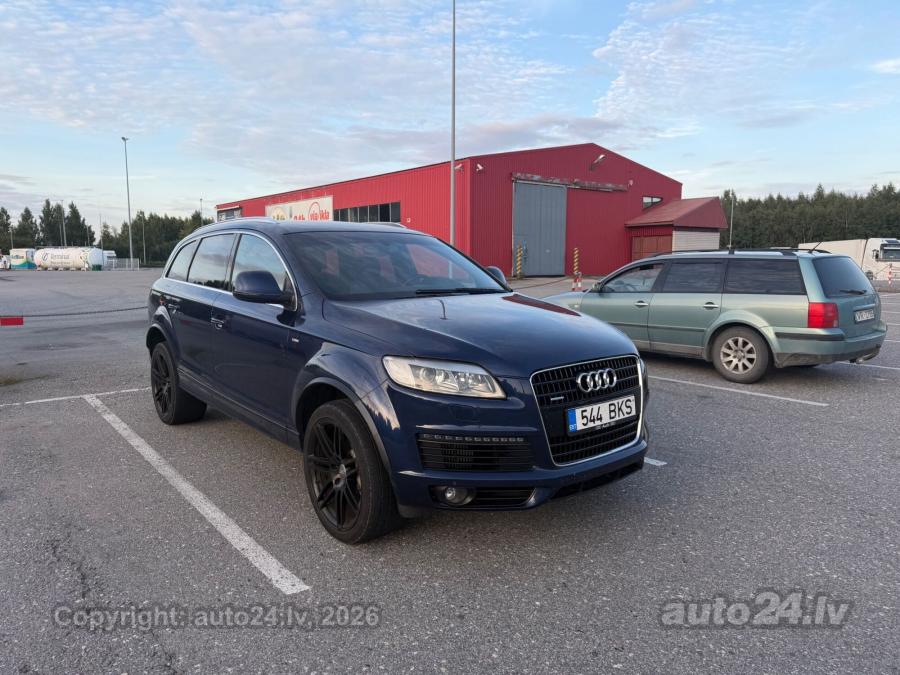 Blue Audi Q7 2009 in Tallinn, with an engine capacity of 3.00 L and mileage of 329 thousand km for 6900 €, photo 1 on AUTOMOTO.COM.LV