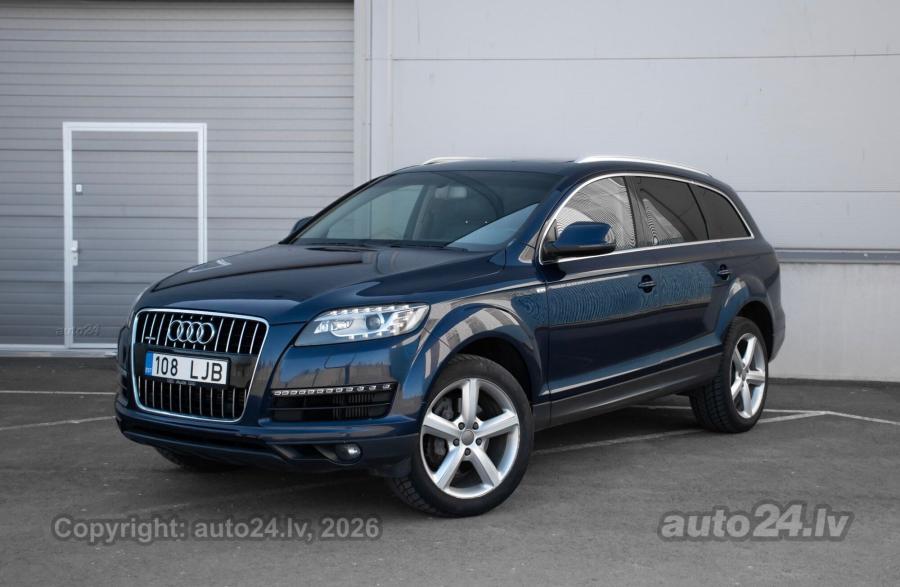 Blue Audi Q7 2010 in Tartu, with an engine capacity of 3.00 L and mileage of 304 thousand km for 9990 €, photo 1 on AUTOMOTO.COM.LV