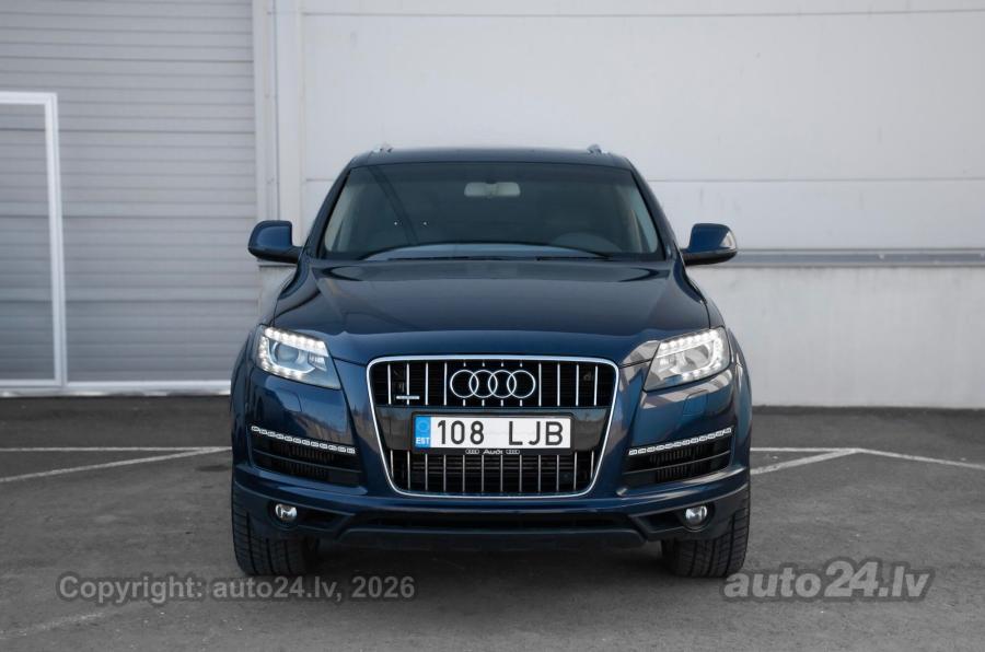 Blue Audi Q7 2010 in Tartu, with an engine capacity of 3.00 L and mileage of 304 thousand km for 9990 €, photo 3 on AUTOMOTO.COM.LV