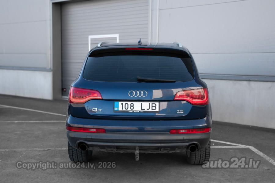 Blue Audi Q7 2010 in Tartu, with an engine capacity of 3.00 L and mileage of 304 thousand km for 9990 €, photo 7 on AUTOMOTO.COM.LV