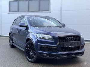 Zils Audi Q7 2010 Utena, ar dzinēja tilpumu 2.97 L un nobraukumu 300 tūkst. km par 10500 €, foto  vietnē AUTOMOTO.COM.LV