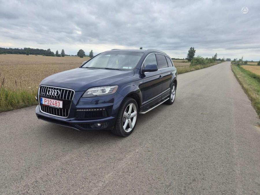 Zils Audi Q7 2011 Šauļi, ar dzinēja tilpumu 3.00 L un nobraukumu 252 tūkst. km par 6200 €, foto 1 vietnē AUTOMOTO.COM.LV