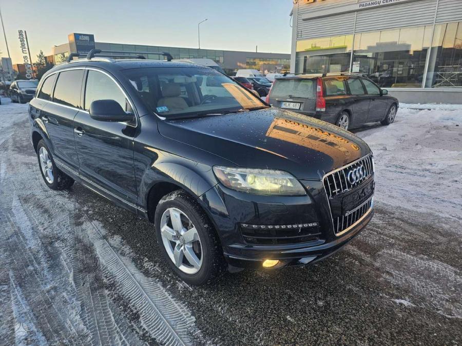 Blue Audi Q7 2012 in Vilnius, with an engine capacity of 3.00 L and mileage of 186 thousand km for 9900 €, photo 1 on AUTOMOTO.COM.LV